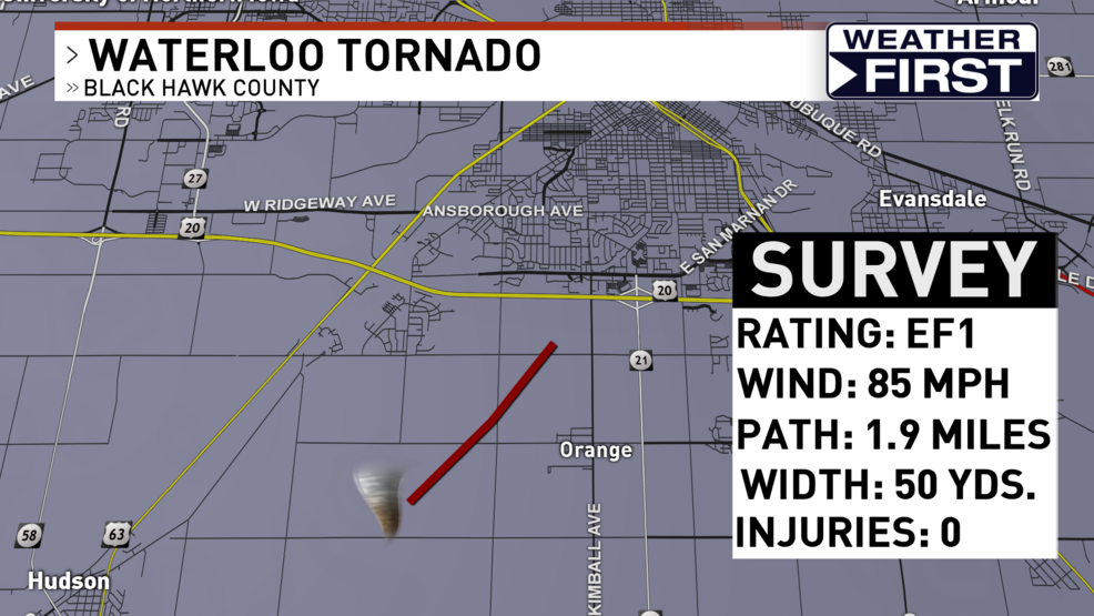 Additional tornadoes confirmed in eastern Iowa | KGAN