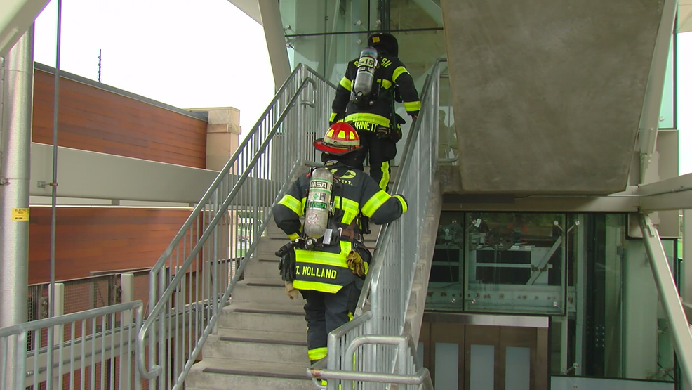 Firefighters take part in 9/11 Stair Climb at Summit Park | WKRC