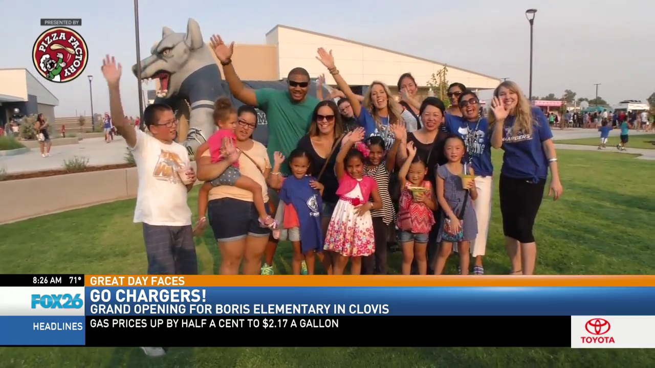 Great Day Faces, 8/22 - Boris Elementary, Clovis | KMPH