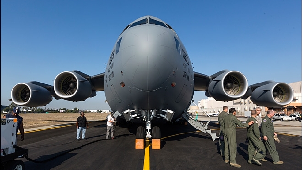 Last Boeing C-17 leaves Calif. assembly plant | KOMO